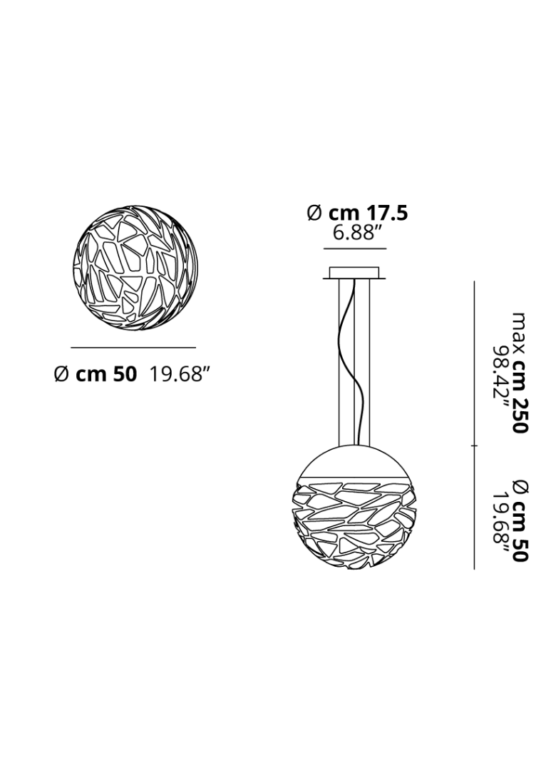 Kelly Sphere Pendant Light | Lighterior